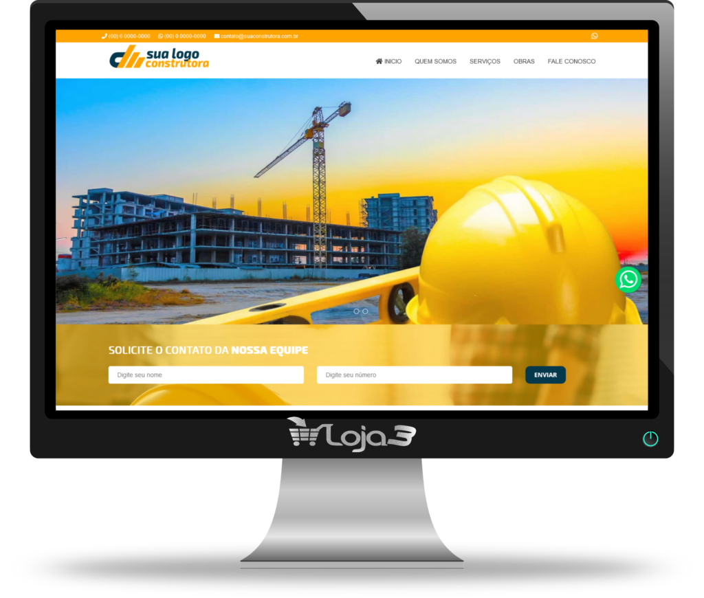 Script Site para Construtora 100% responsivo em PHP com Painel Administrativo 2024 - Casa do Script